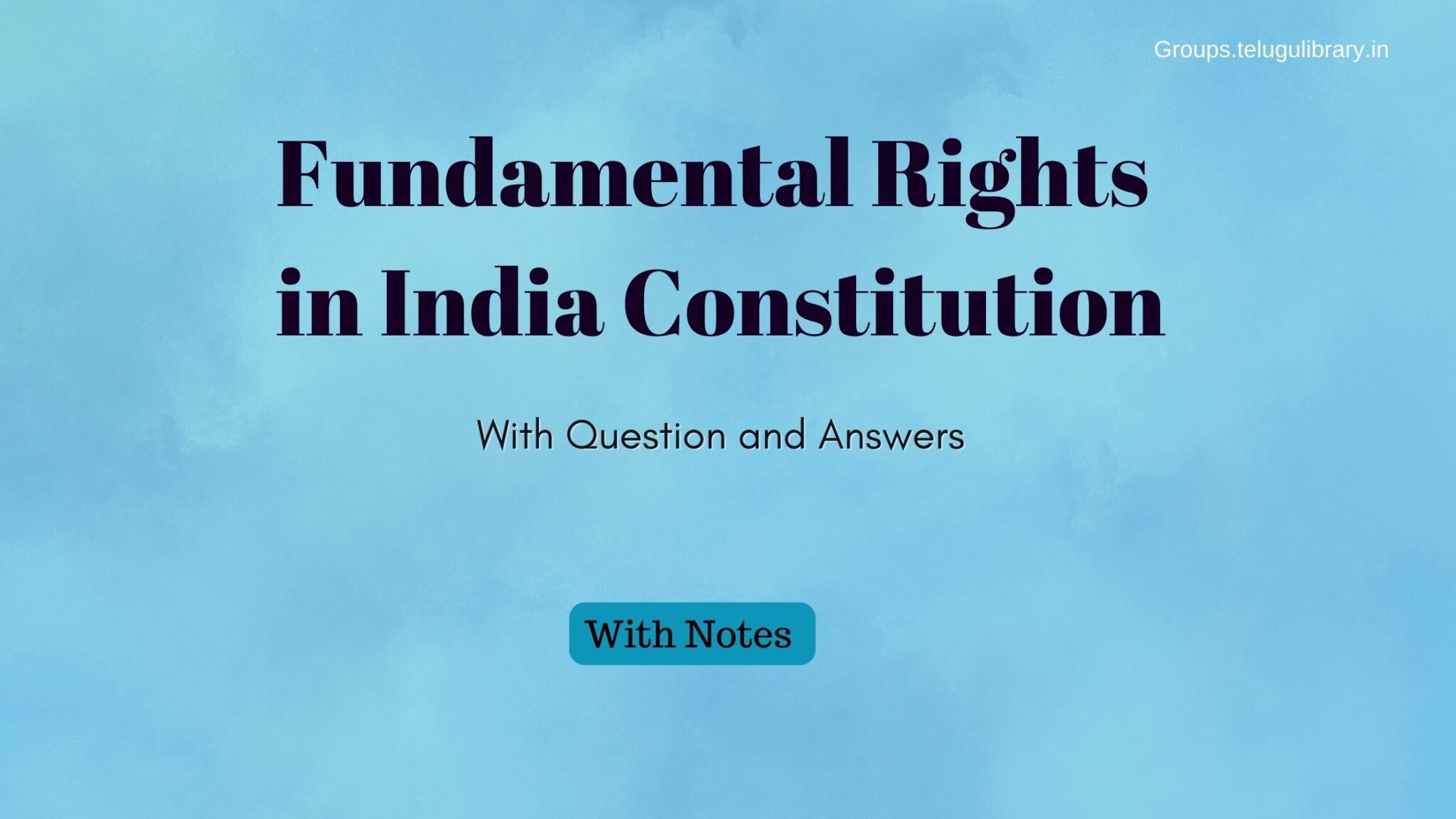 Fundamental rights in india constitution